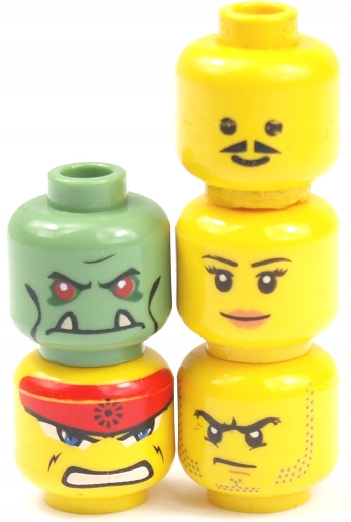 LEGO Głowy MIX Głowa Figurki Główka Figurka /57 - 11724032318 ...