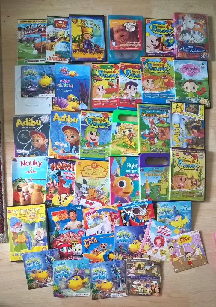 bajki dla dzieci dvd olly, pytalscy nouky, adibu - 9343810213 ...