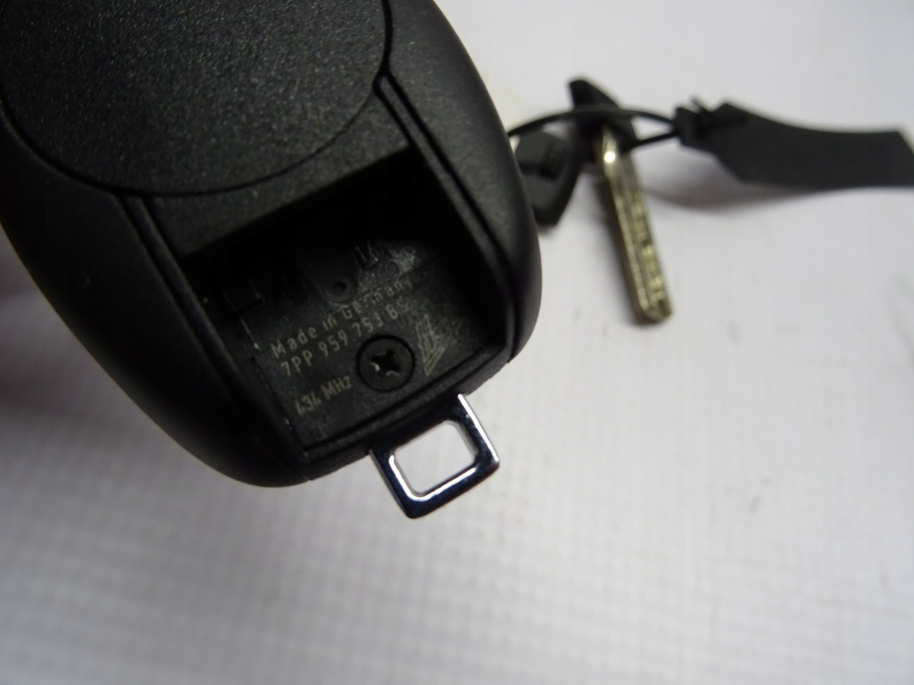 PORSCHE CAYENNE KLUCZYKI WKŁADKA ZAMKA 7PP959753BS - 7619042076 ...