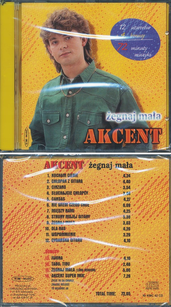 AKCENT Przekorny Los SAME HITY inne dostępne 9CD - 7469957023 - oficjalne archiwum Allegro