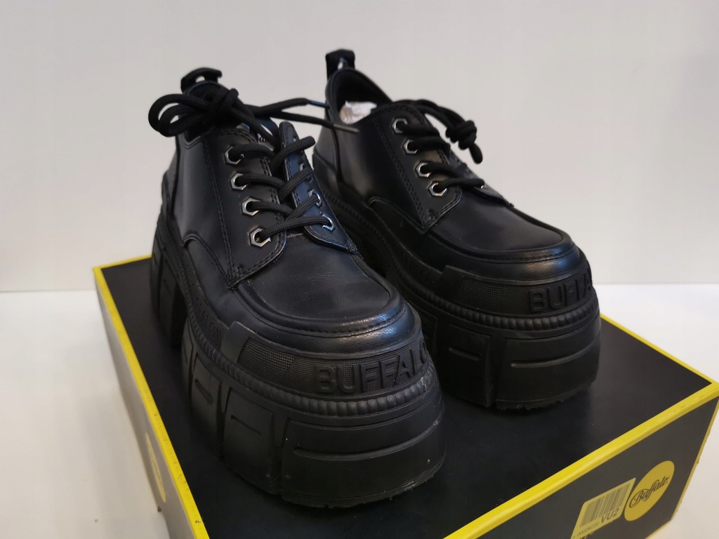 BUFFALO GOSPHER LACE UP CS Damskie półbuty na platformie r.36 wkład. 22 ...