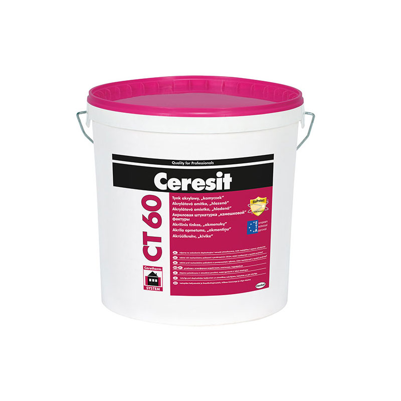 Купить АКРИЛОВАЯ штукатурка Ceresit CT60 фасад Баранек: отзывы, фото и характеристики на Aredi ...