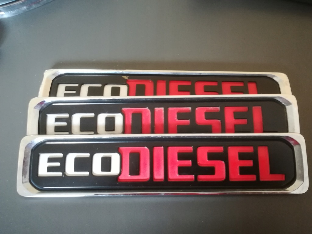 EMBLEMAT NAPIS LOGO ECODIESEL DODGE RAM JEEP 2009- - 11158230025 ...