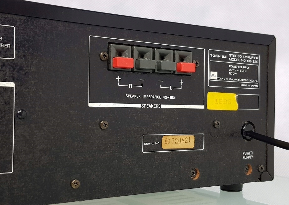 TOSHIBA SB-230 WZMACNIACZ STEREO - VINTAGE RARYTAS - 7646711959 - oficjalne archiwum Allegro