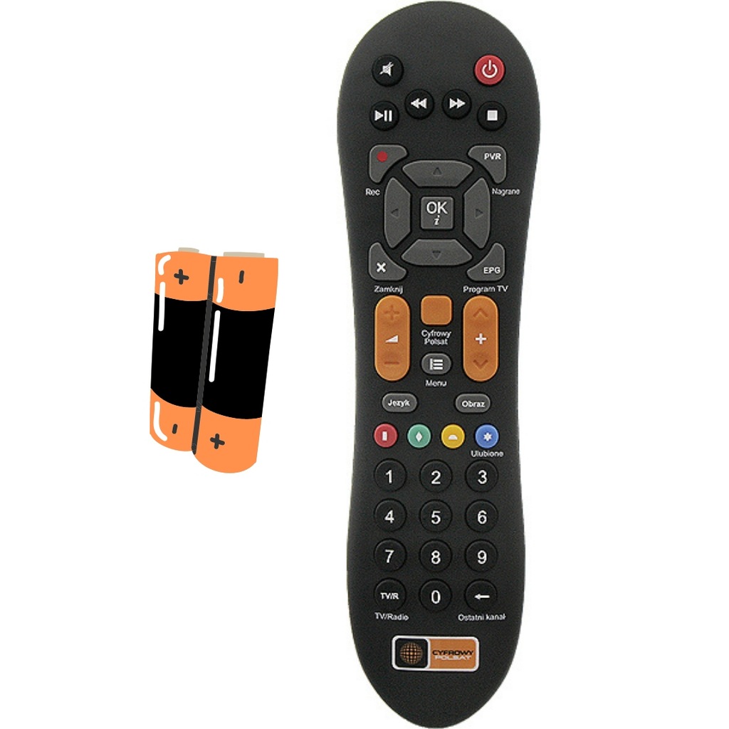 PILOT DEKODER CYFROWY POLSAT HD7000 ORYGINAŁ+BAT - 10424958038 - oficjalne archiwum Allegro