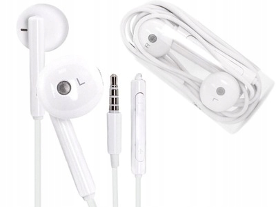 Słuchawki HUAWEI AM115 ORYGINALNE MIKROFON BIAŁE - 8614654194 ...