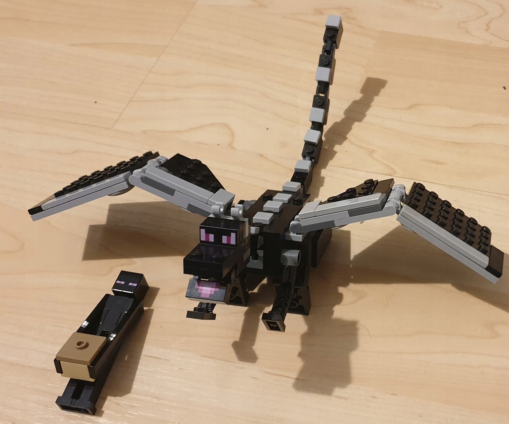 Smok LEGO Minecraft 21151 - 13042468870 - oficjalne archiwum Allegro