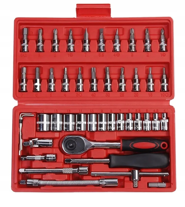 ZESTAW KLUCZY NASADOWYCH KLUCZE NASADOWE 46 TORX - 13402354943 - oficjalne archiwum Allegro