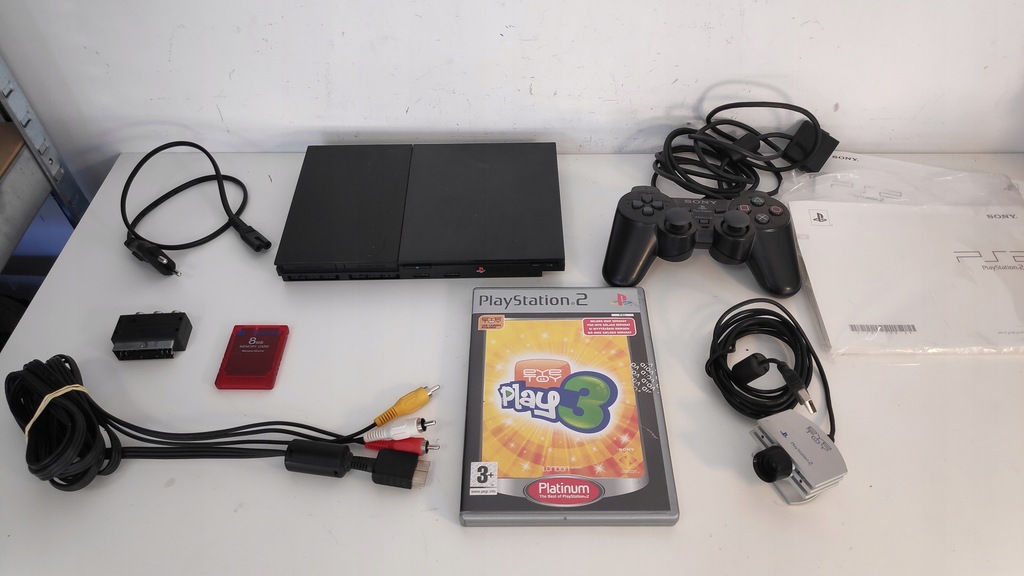PS2 Konsola SCPH 90004 Mega Zestaw XM - 12552866368 - oficjalne ...