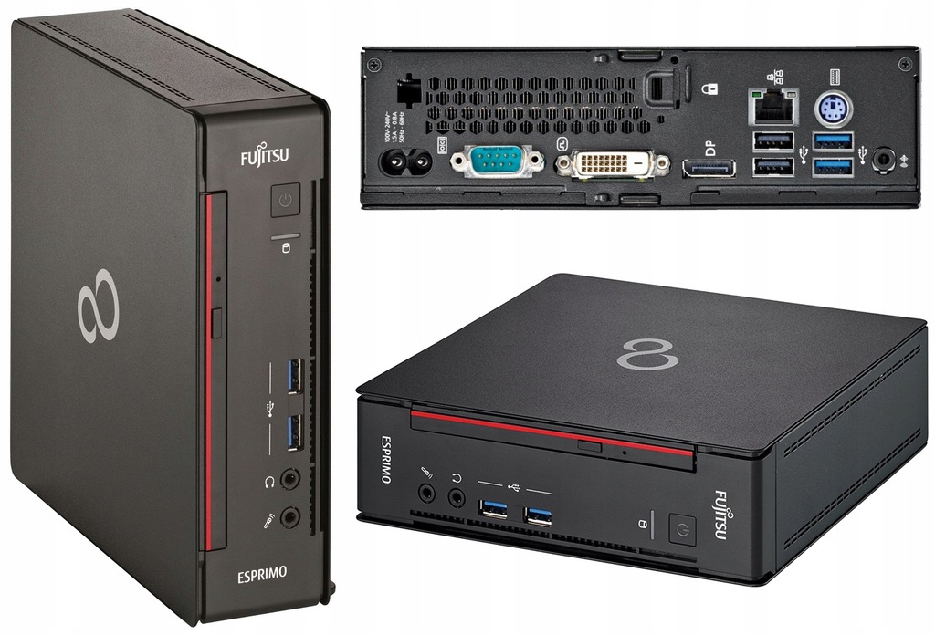 Купить Mini PC Fujitsu Q556 Micro I3-6100T 4/240SSD WIN10: отзывы, фото ...