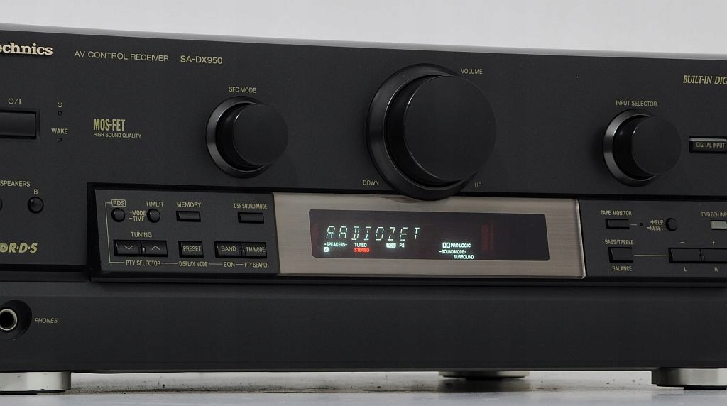 TECHNICS SA-DX950 FIRMOWY AMPLITUNER 5.1 DTS RDS ! - 12436519388 - oficjalne archiwum Allegro