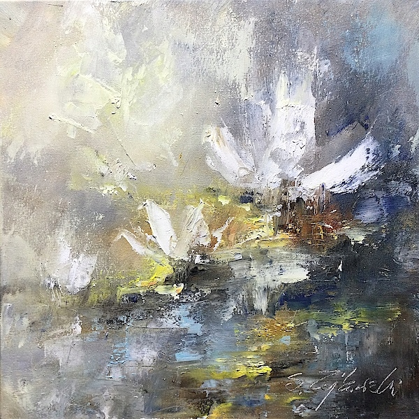 ZAJKOWSKI EUPHORIA ART deco nowy obraz olejny olej na płótnie WODNY ...