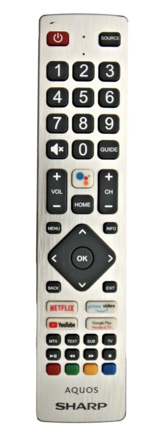 Pilot TV Sharp Android Gplay ORYGINALNY UŻYWANY - 14108046103 ...