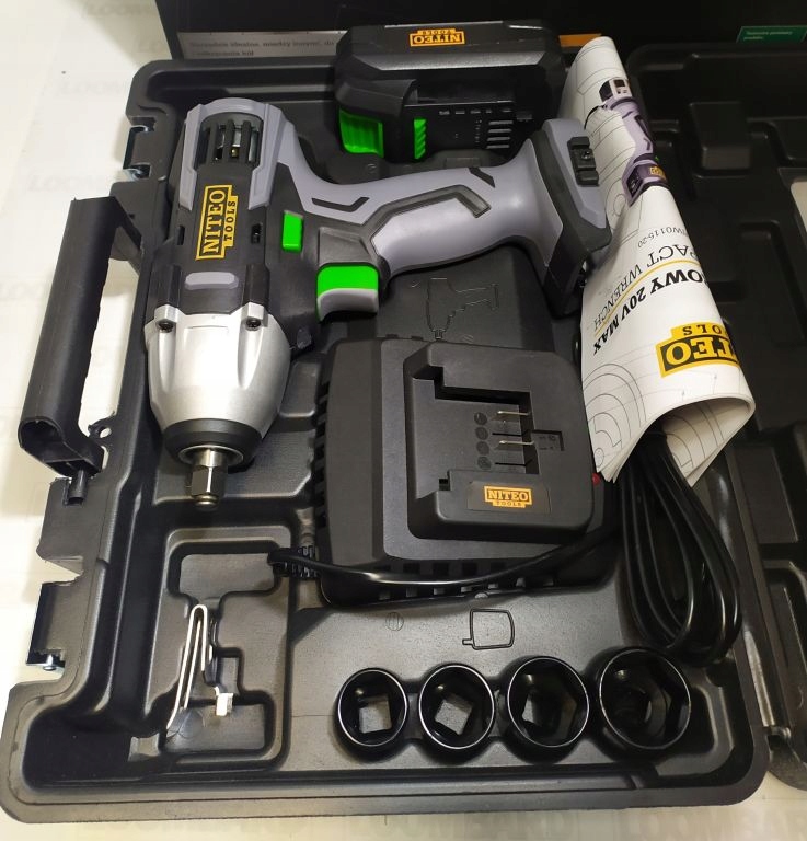 NITEO TOOLS AKUMULATOROWY KLUCZ UDAROWY 20V - 9089558266 - oficjalne ...