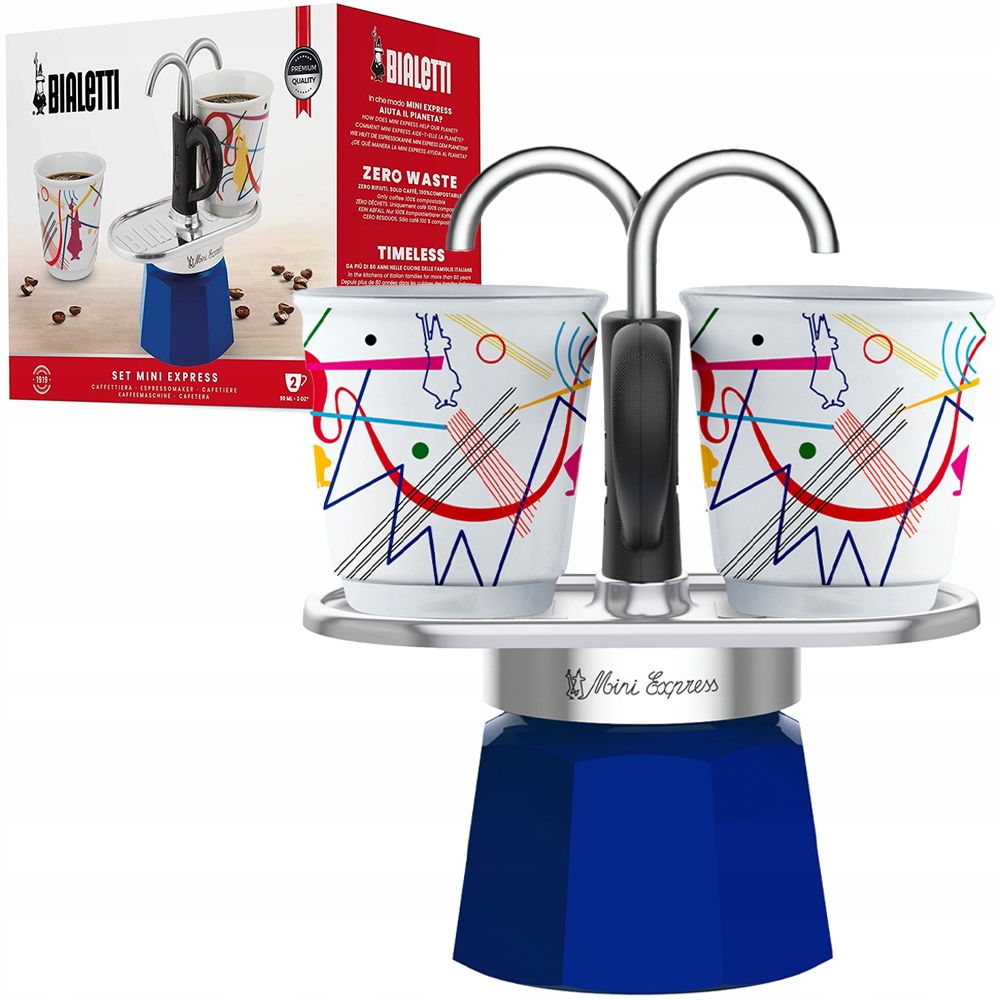 KAWIARKA BIALETTI SET MINI EXPRESS KANDINSKY 2TZ - 13372591099 ...