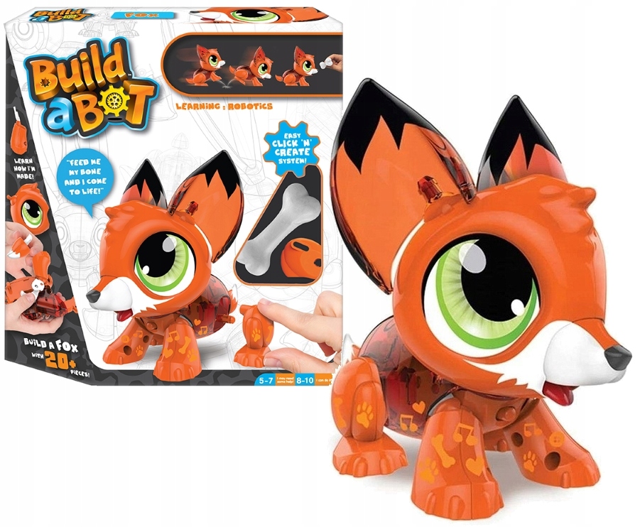 BUILD A BOT ROBOT ZŁÓŻ ROBOTA LIS LISEK TM TOYS - 7540858300 ...