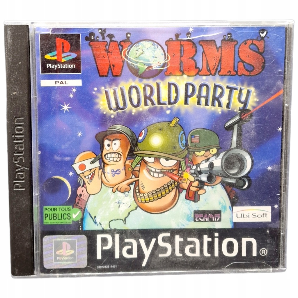 WORMS WORLD PARTY PSX PS1 PlayStation 1 - 12822903288 - oficjalne archiwum Allegro