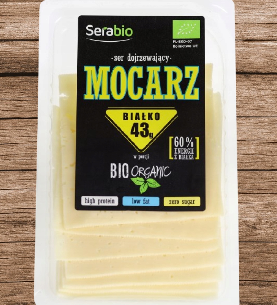 Ser BIO Mocarz - Plastry 125g , SERABIO, probiotyczne bakterie LAB, bez ...