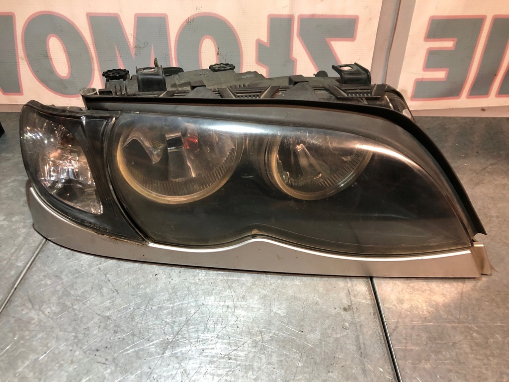 BMW E46 LIFT LAMPY PRZÓD ZKW SEDAN KOMBI RINGI KPL - 12786883203 - oficjalne archiwum Allegro