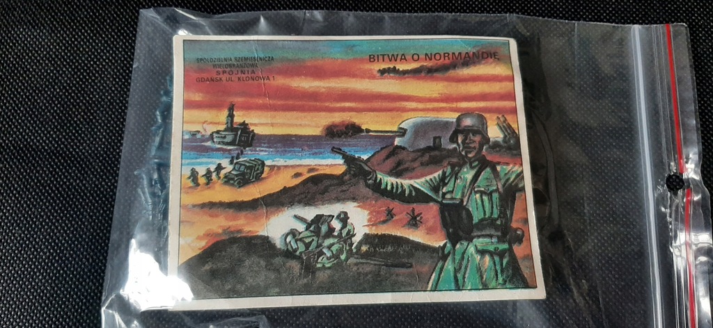 Stare żołnierzyki miniaturki 1:72 z PRL - Bitwa o Normandię - kioskowce ...