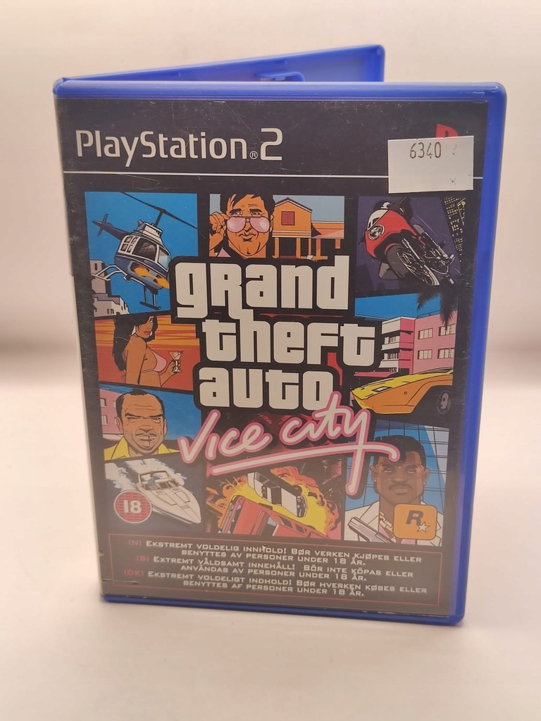 Gra GTA : VICE CITY / GRAND THEFT AUTO : VICE CITY Sony PlayStation 2 ...