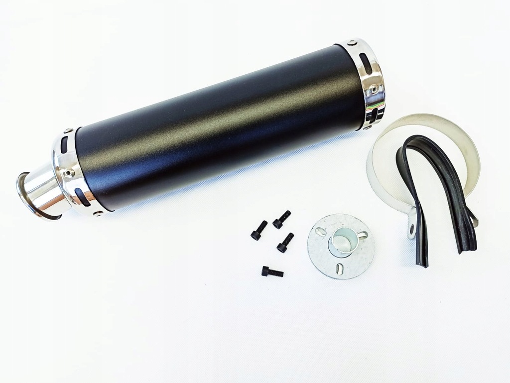 Wydech Tłumik Uniwersalny Czarny Quad Cross - 11637252119 - oficjalne archiwum Allegro