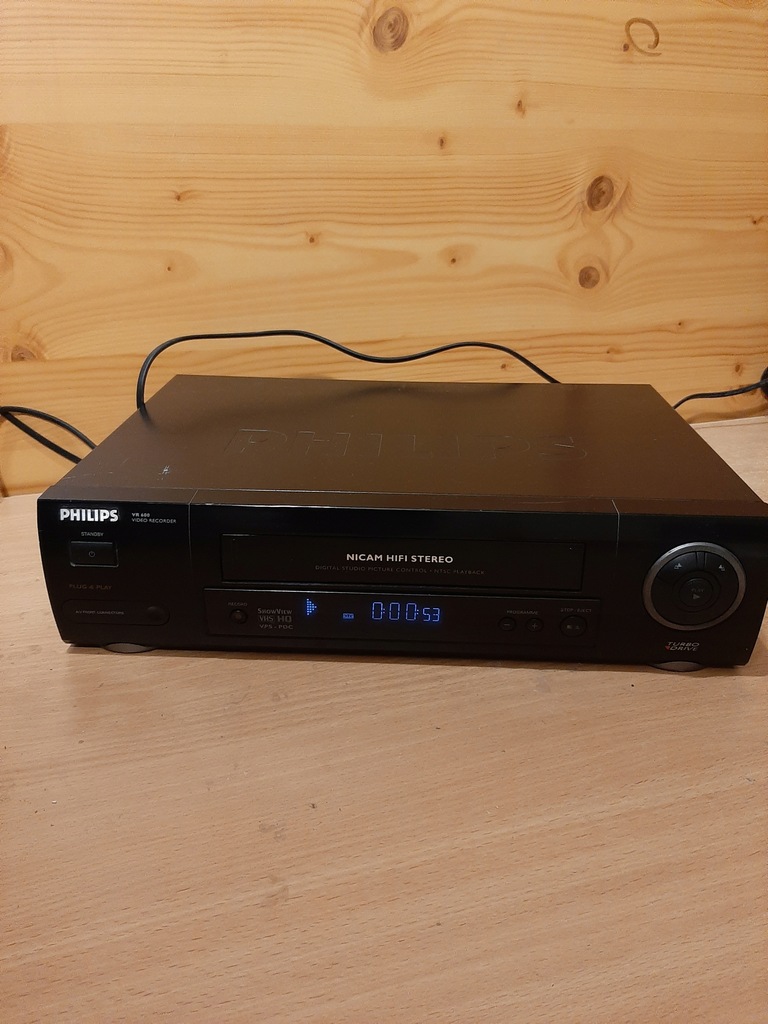 Magnetowid VHS Philips VR 600 - 13276257168 - oficjalne archiwum Allegro