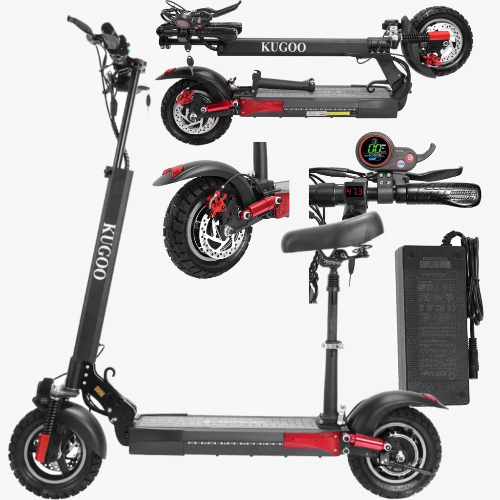 Hulajnoga elektryczna Kugoo M4Pro 16Ah 70km 500W - 12225246369 - oficjalne archiwum Allegro