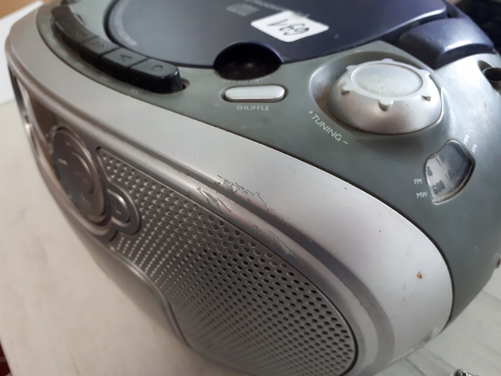 Radio Philips AZ1022/12 Radio//KASETA OPIS 691/21 - 11171412039 - oficjalne archiwum Allegro