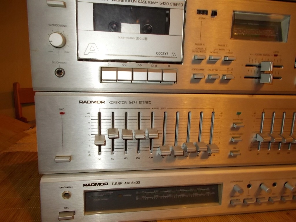 Wieża Radmor 5412 5471 5430 magnetofon drugi właśc - 7682308393 ...