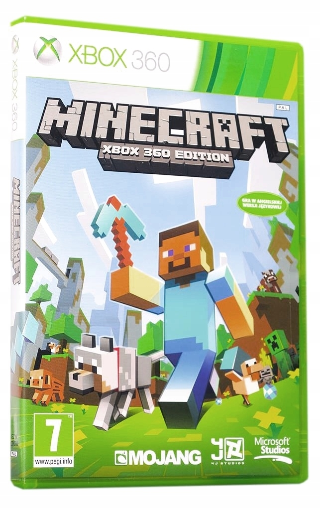 Minecraft NA PŁYCIE WERSJA PUDEŁKOWA XBOX 360 GRA - 12598119614 ...
