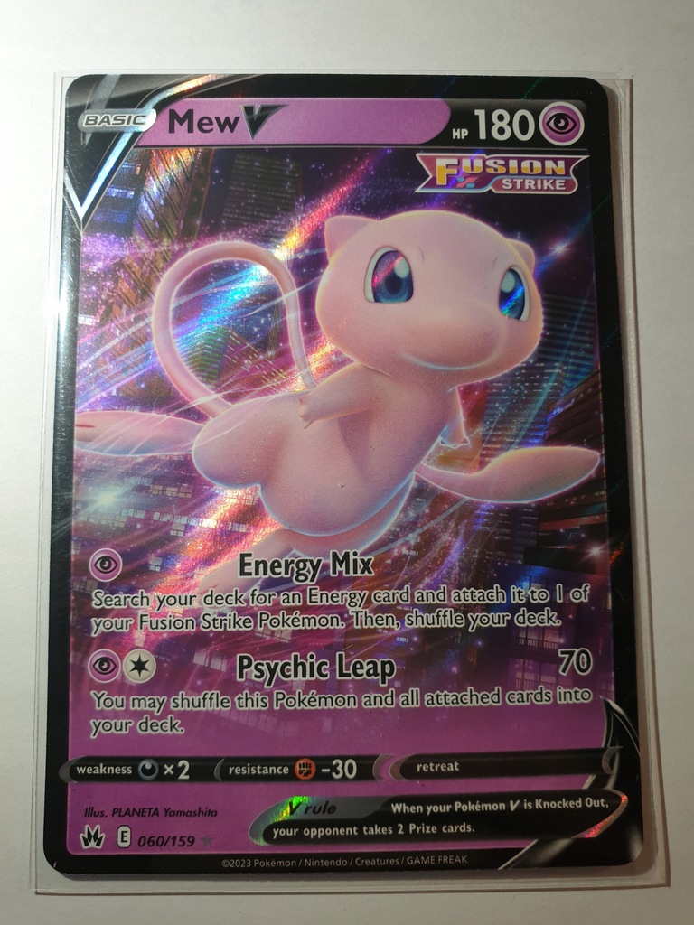 KARTA POKEMON TCG MEW V 060/159 - 13334359709 - oficjalne archiwum Allegro