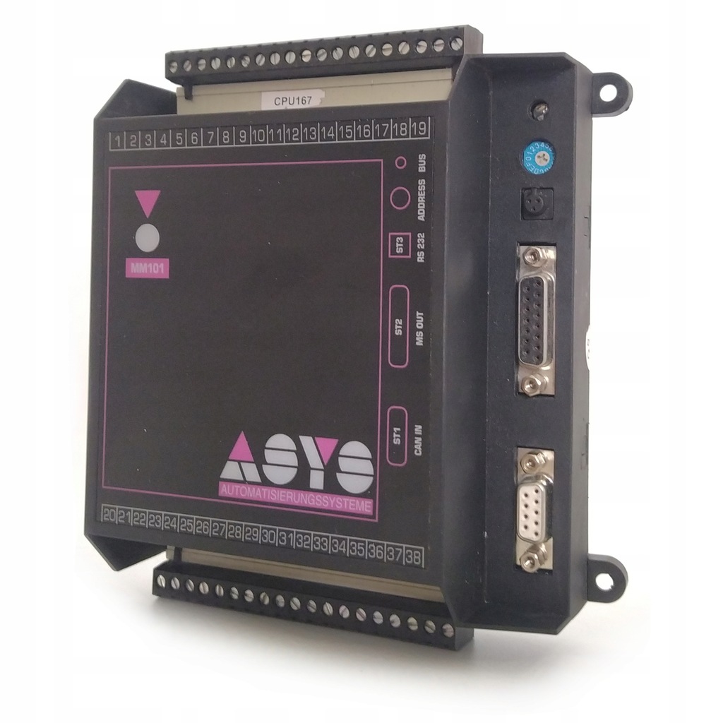 STEROWNIK ASYS PLC ASYS/CAN/MM101/CPU167/V1.48 - 11188451848 - oficjalne archiwum Allegro