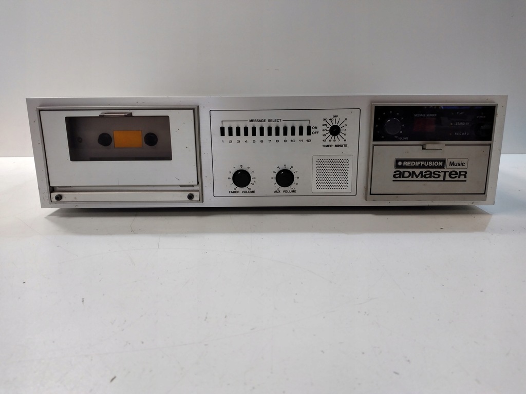 Magnetofon kasetowy REDIFFUSION ADMASTER CM-3000 - 14168812580 - oficjalne archiwum Allegro