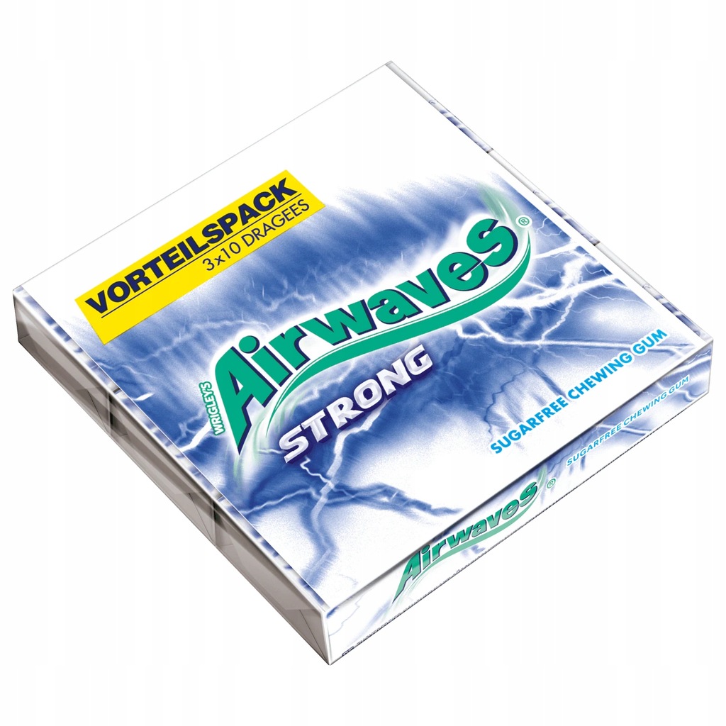AIRWAVES STRONG GUMA DO ŻUCIA (3x15G) Z NIEMIEC - 12328494222 ...