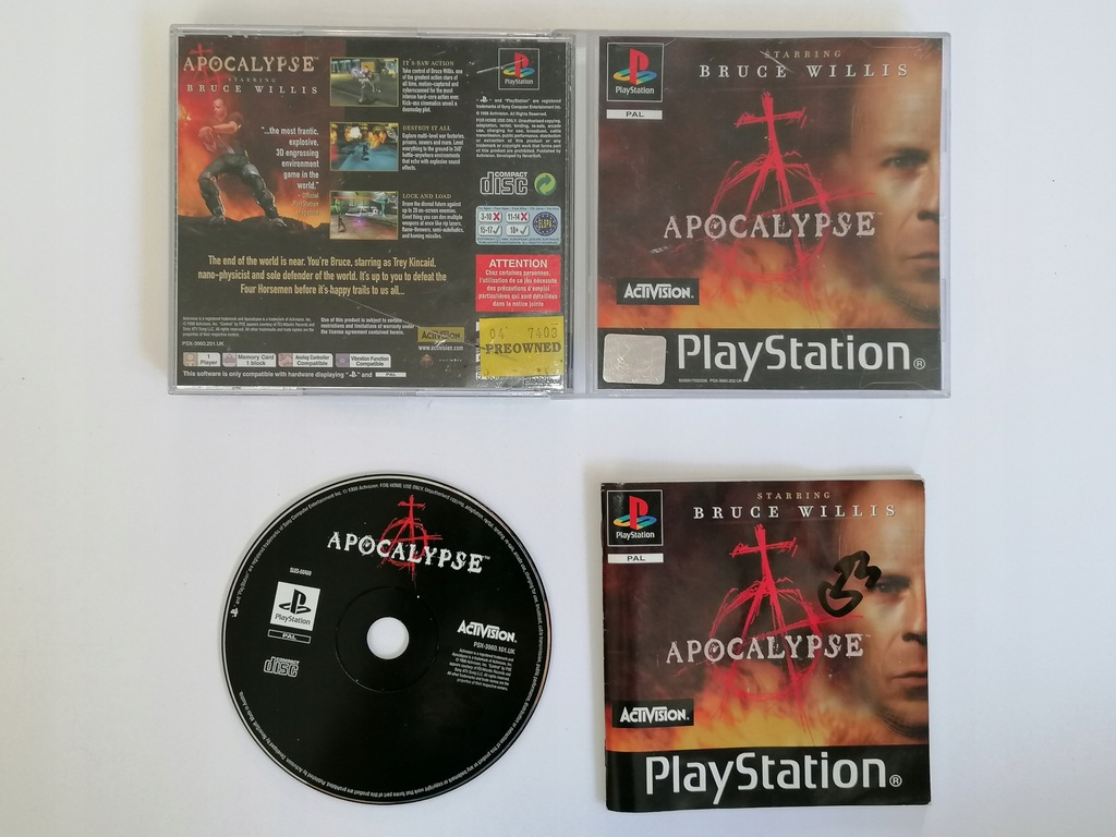 APOCALYPSE PSX PS1 - 12674670708 - oficjalne archiwum Allegro