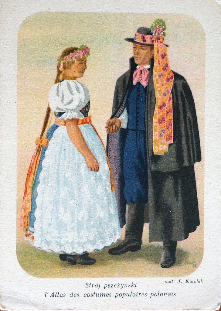 Strój ludowy pszczyński, PTL, J. Karolak - 12581985987 - oficjalne ...