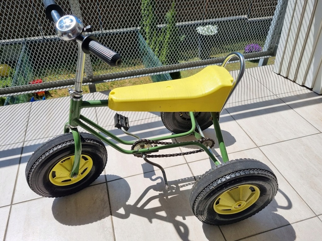 Oryginalny rowerek Romet AGATKA trójkołowy z PRL - 13831205796 ...