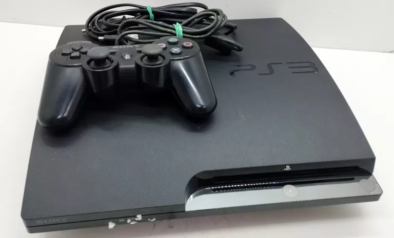 KONSOLA PS3 SLIM CECH-2504B 300GB Z PADEM - 12702217916 - oficjalne archiwum Allegro