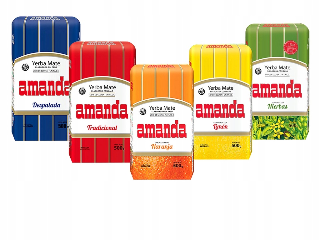 Yerba Mate AMANDA DESPALADA, KLASYCZNA,SMAKI 2,5kg - 10660956320 ...