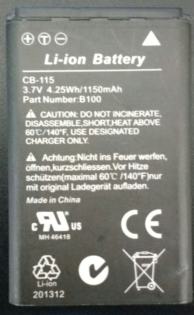 Bateria DO SAMSUNG AB553446 1000 | A401 / B100 / - 13063148311 ...