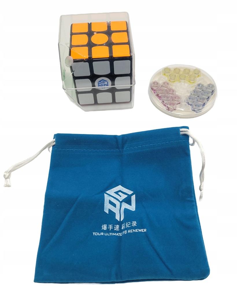 Kostka rubika GAN 356 M 3x3x3 + Zestaw GES - 12493207091 - oficjalne ...