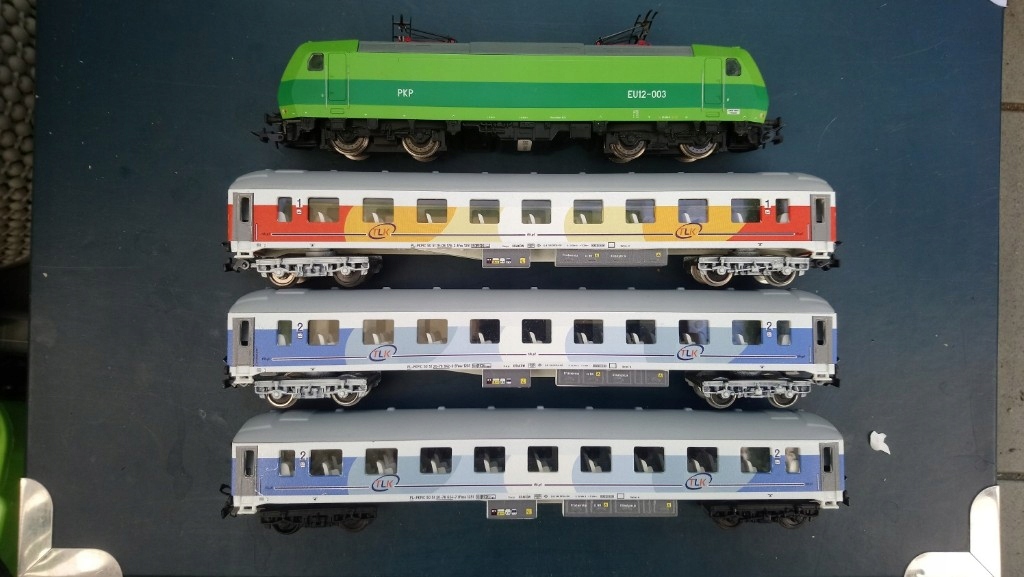 lokomotywa EU12 piko zestaw wagony tlk pkp kolejka - 8465991715 ...