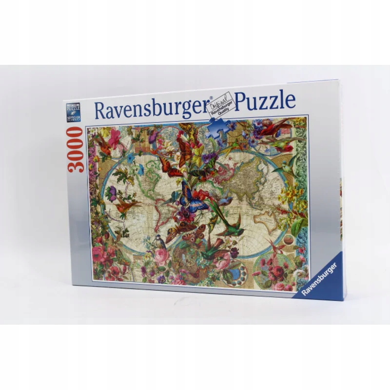 RAV puzzle 3000 Flora i Fauna Mapa Świata 17117 - 14081672785 ...