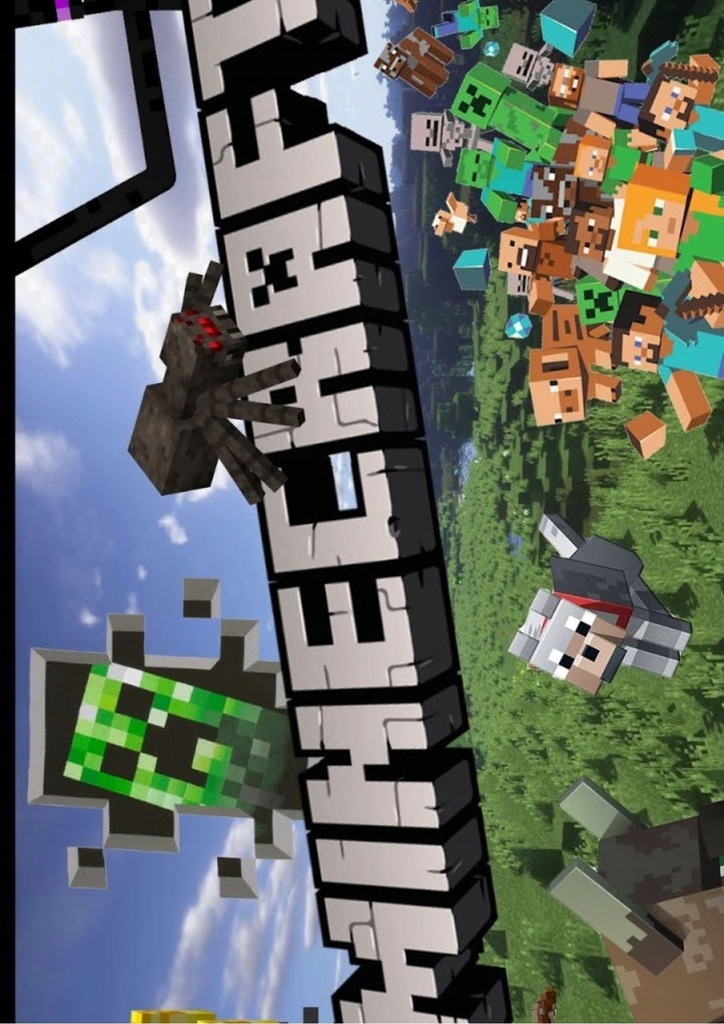 OPŁATEK NA TORT TORT A4 MINECRAFT LOGO - 10795280079 - oficjalne ...