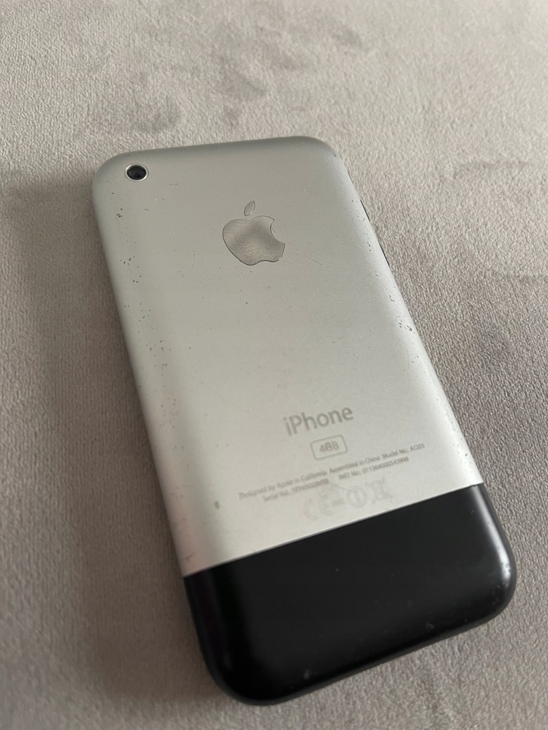 Apple iPhone 2g 4gb Rarytas w dobrym stanie - 12482354857 - oficjalne ...