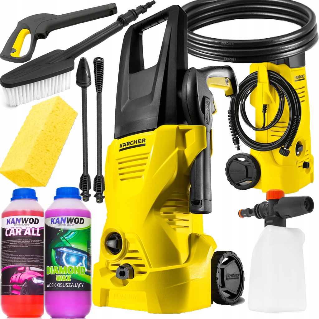 MOCNA MYJKA CIŚNIENIOWA KARCHER K2 110 BAR ZESTAW - 11976349066 - oficjalne archiwum Allegro