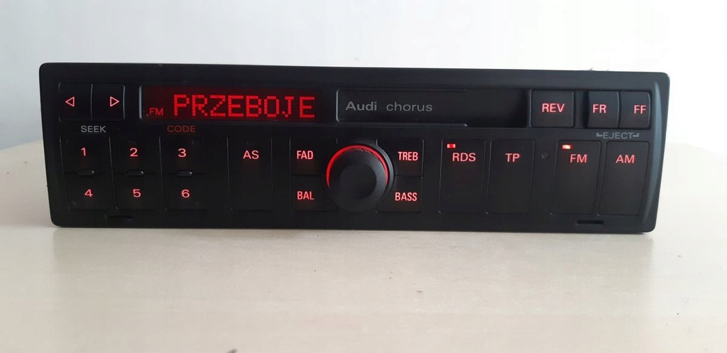 RADIO AUDI CHORUS A2 A3 A4 B5 A6 C5 A8 D2 TT +KOD - 13000329223 - oficjalne archiwum Allegro