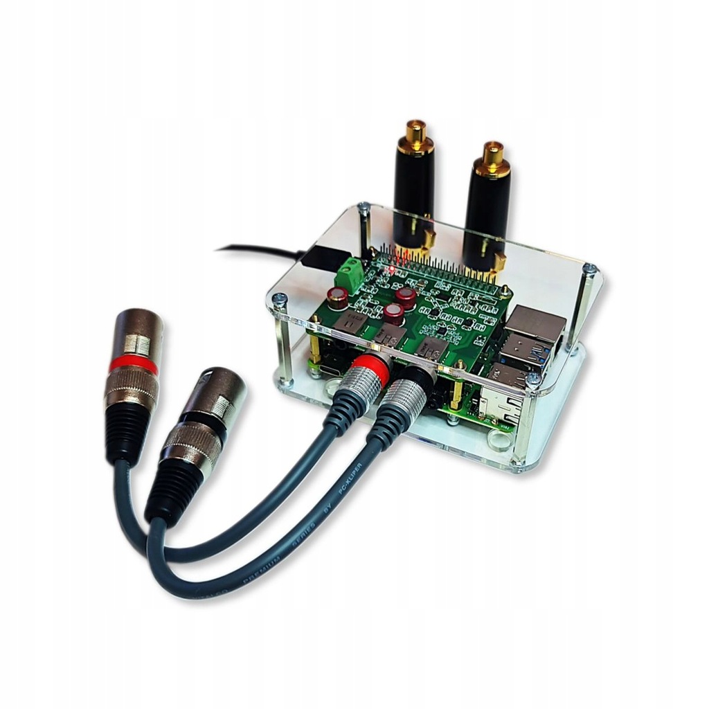 Zestaw DIY – Streamer Skylark DAC Pro ES9038Q2M Raspberry Pi PS 5V Volumio - 16014658224 ...