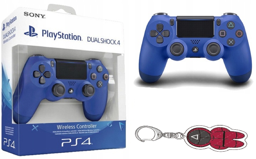 PAD PS4 DUALSHOCK 4 V2 WAVE BLUE NOWY + GRATIS - 12369901540 ...